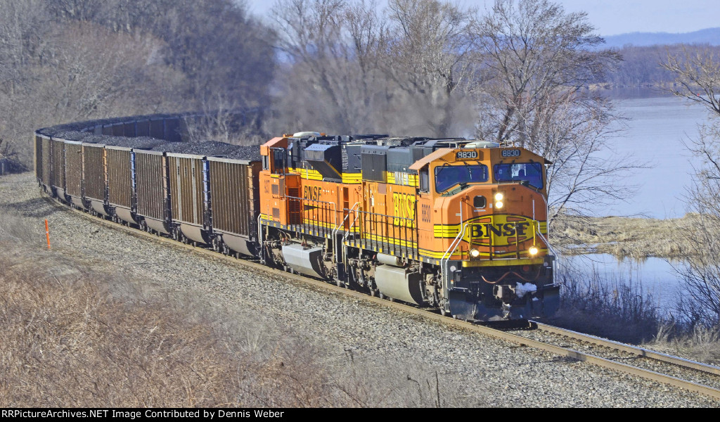 BNSF 8830, CP's River Sub.